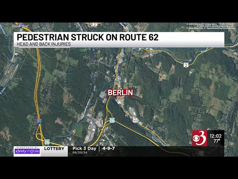Pedestrian struck by car on Route 62, police say