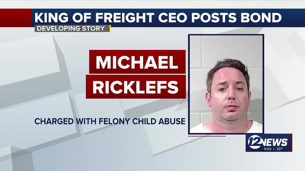 King of Freight CEO posts bond, charged with felony child abuse
