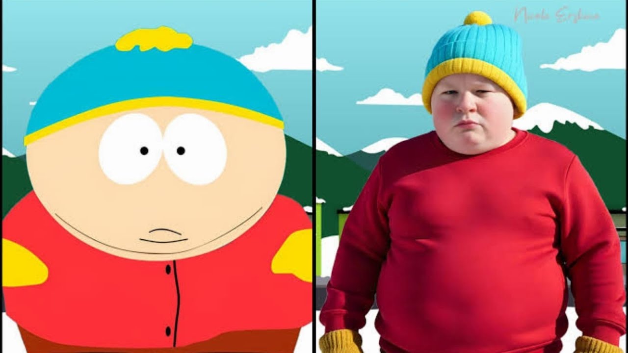 South Park Characters in Real Life 🤯 | Cartman, Kyle, Stan,  Realistic Look | AI Transformation 2025