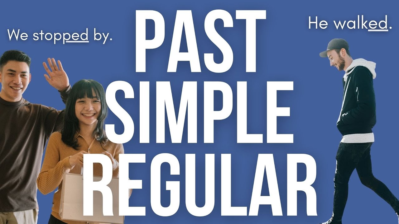 Past Simple Regular Verbs | ED Pronunciation | ESL Grammar Lesson | English Learners