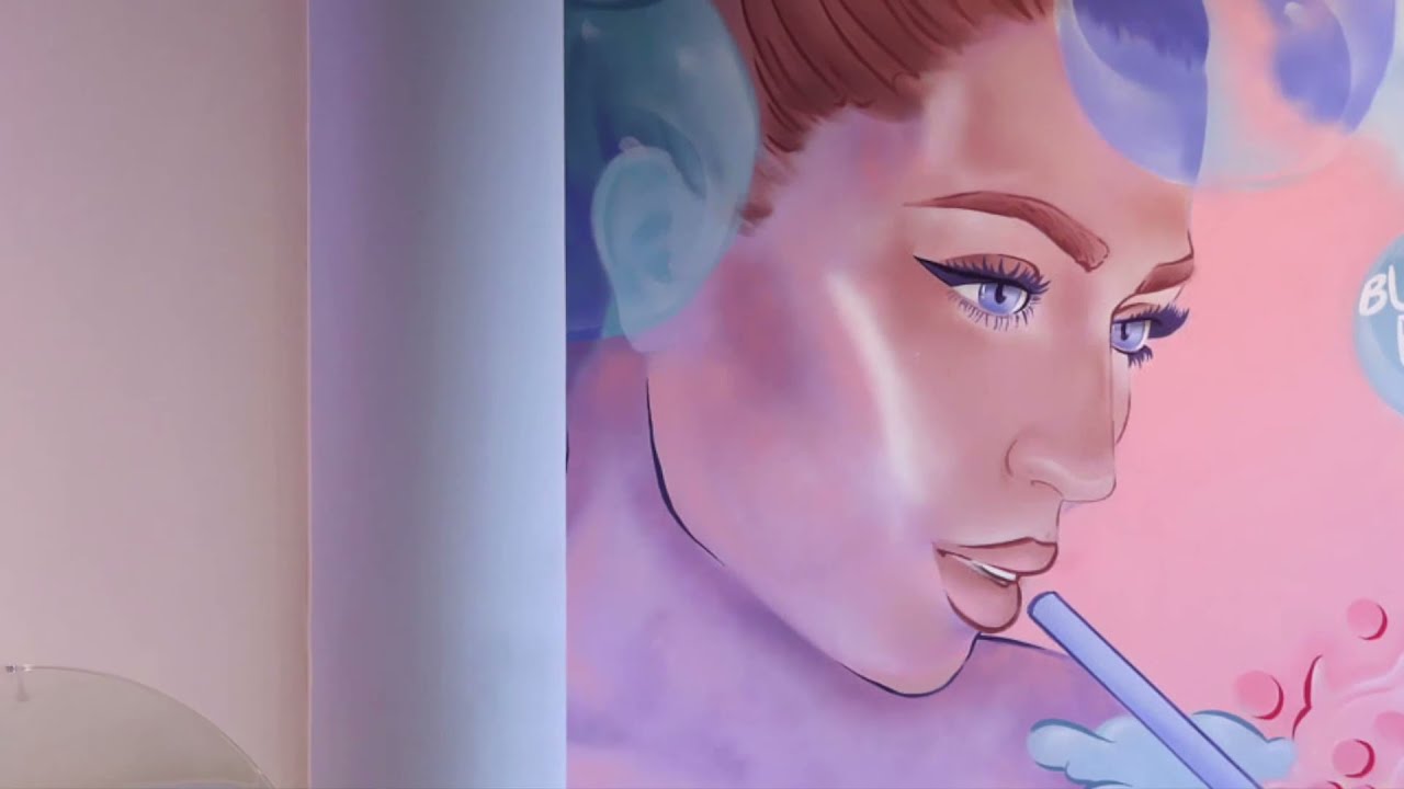 Bubble Tea interior art design