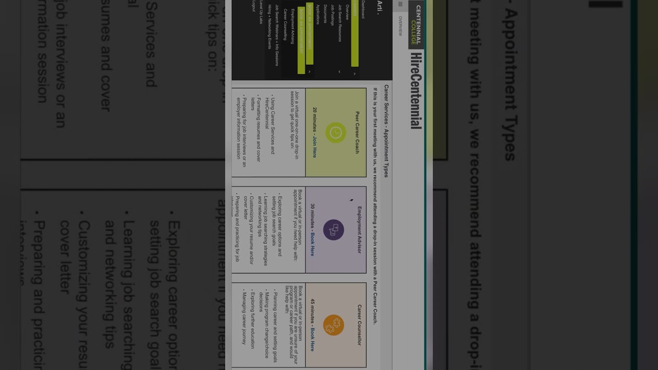 How to access Student Services on myCentennial!