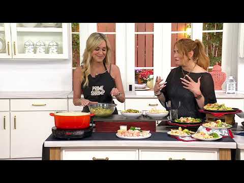 Prime Shrimp (4) 16oz Italian Shrimp Pasta Meals Auto-Delivery on QVC