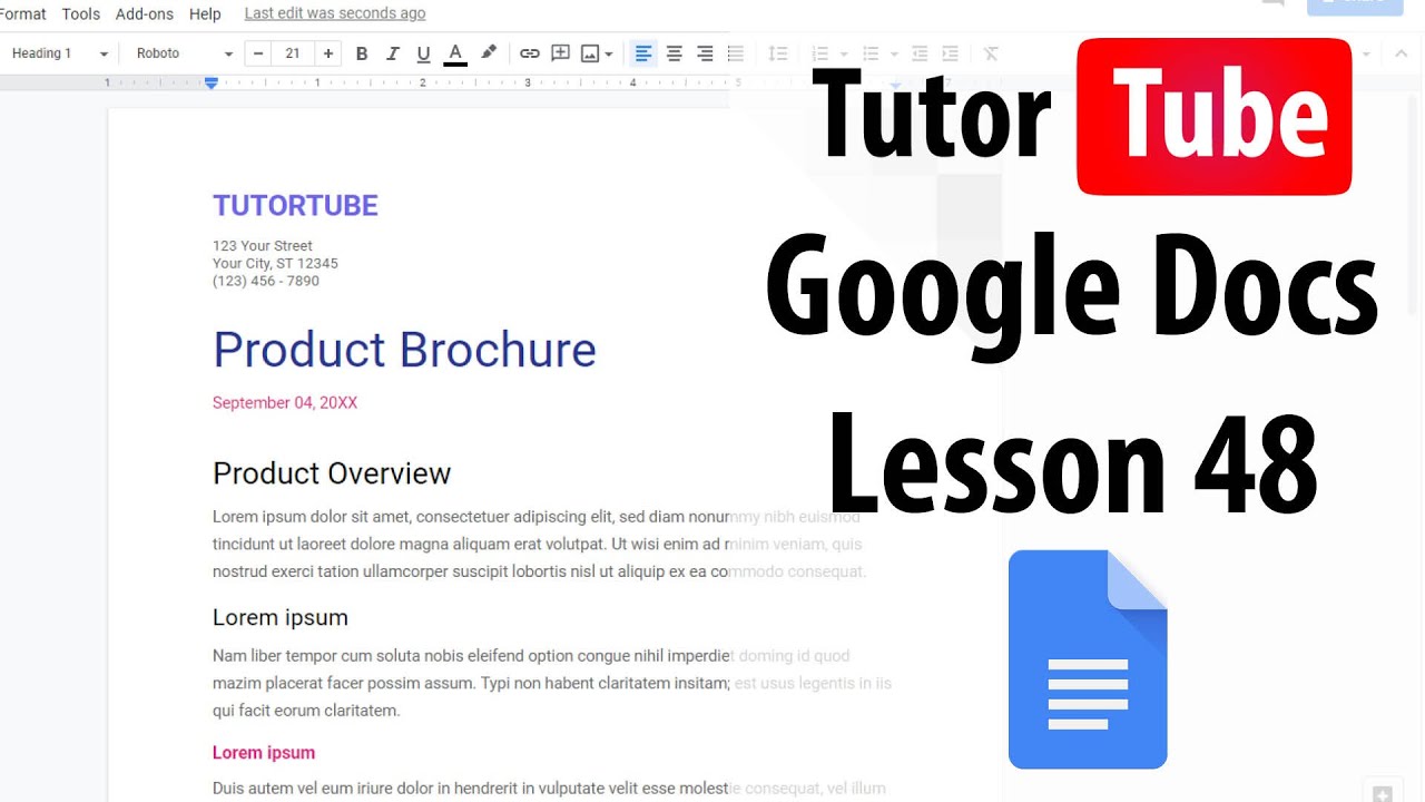 Google Docs Tutorial - Lesson 48 - Deleting and Restoring Document