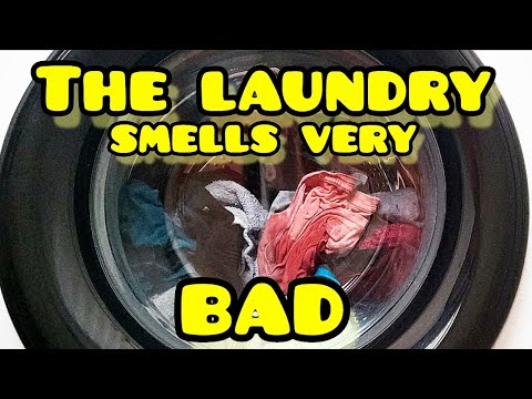 The laundry smells very bad