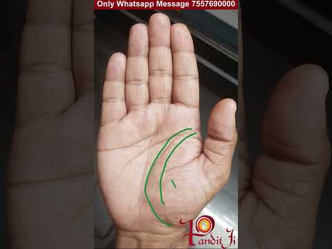 ये है मंगल रेखा| #PanditJi #hastrekha #astology #palmistry #rishabhjithepalmist #indianastrology