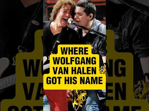 Wolfgang Van Halen's Name Came From... #eddievanhalen #wolfgangvanhalen #evh