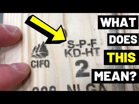 What Is S-P-F LUMBER? (S-P-F Vs. SYP...What's The Difference?? Lumber Markings/Softwood Varieties)