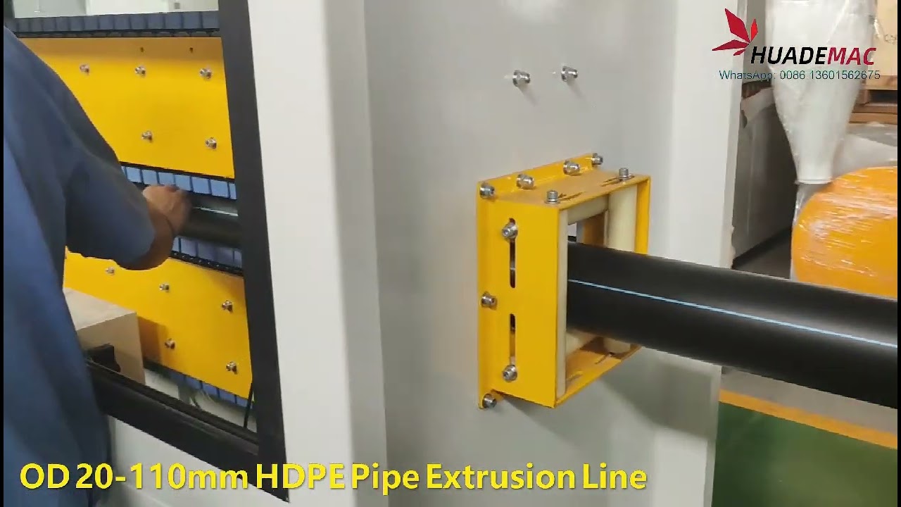 OD 110mm popular HDPE pipe production line