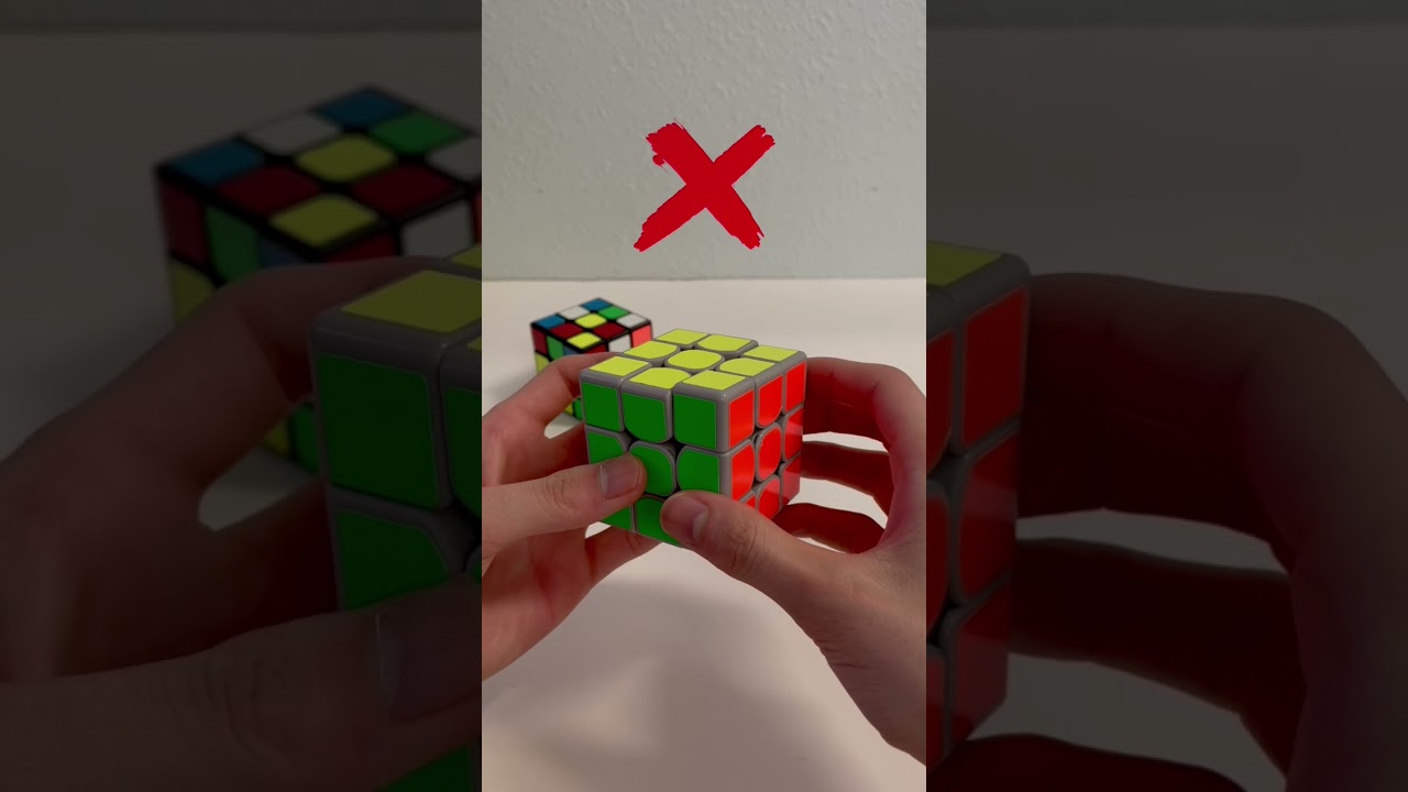 Rubik’s Cube solved with 2 Moves???? 😅