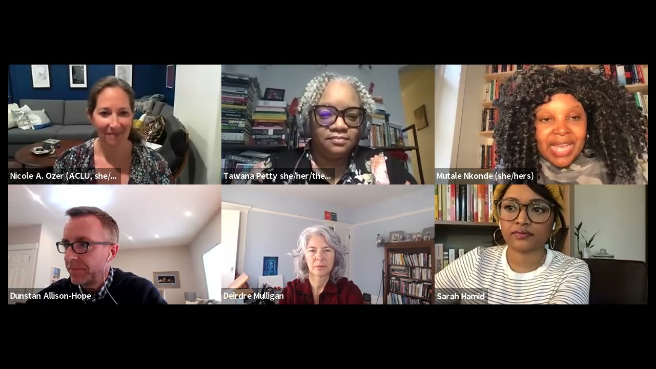 Roundtable Discussion: Refusal of Surveillance Tech, Part 1 (April 12, 2021)