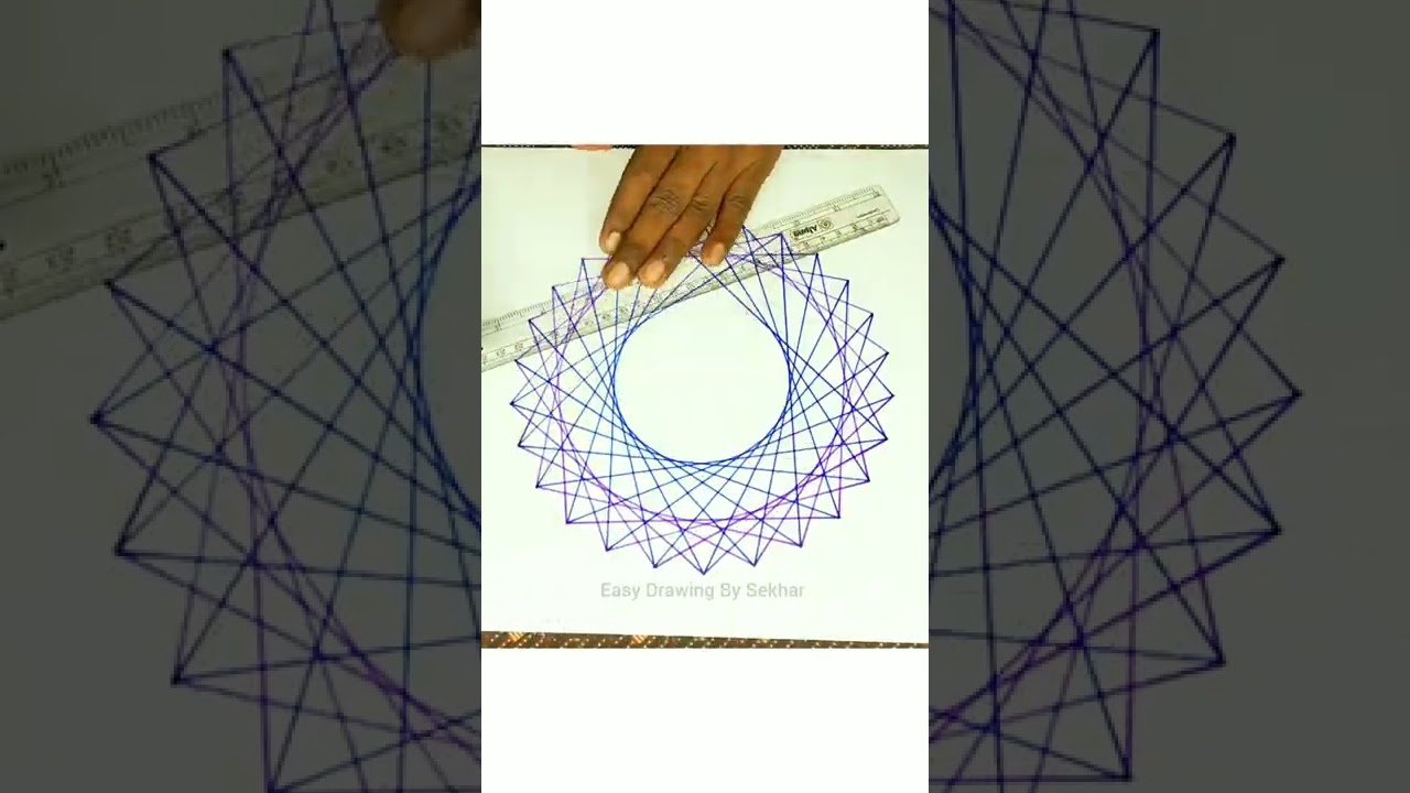 #shorts || Amazing Geometrical Patterns || Spirograph || Geometric Design