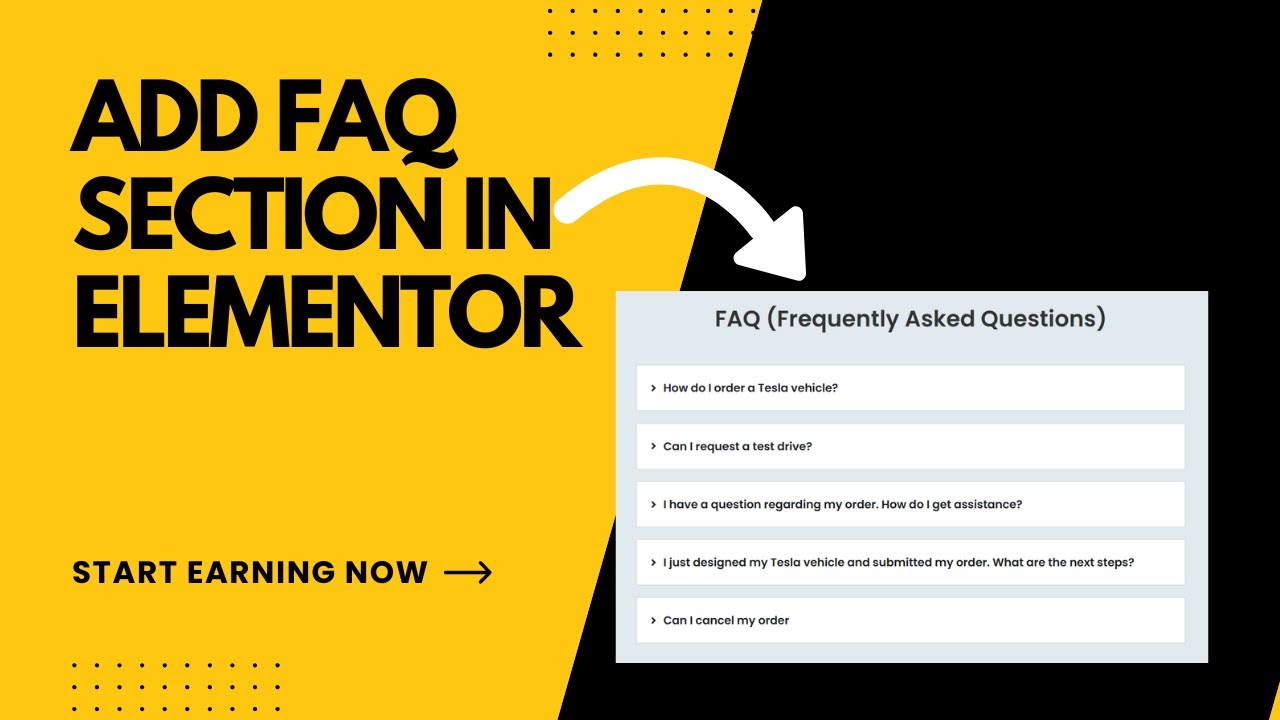 How to create an FAQ section in Elementor WordPress