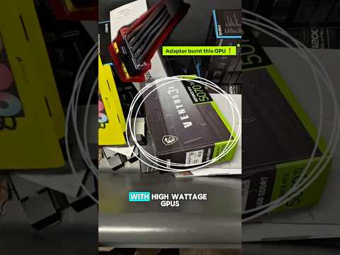 🚨MSI Adapter Burned this RTX 5070 Ti #shorts #pcbuild