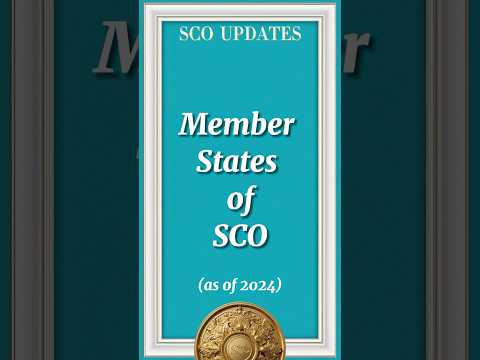 Member States of the SCO (2024): A Growing Eurasian Alliance【 SCO UPDATES 】#sco #geopolitics