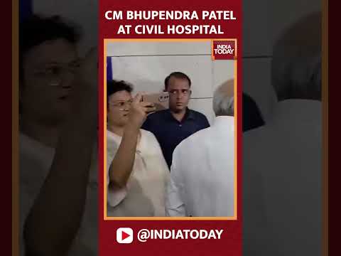 Gujarat CM Bhupendra Patel at Civil Hospital in Ahmedabad | Ahmedabad Plane Crash | India Today