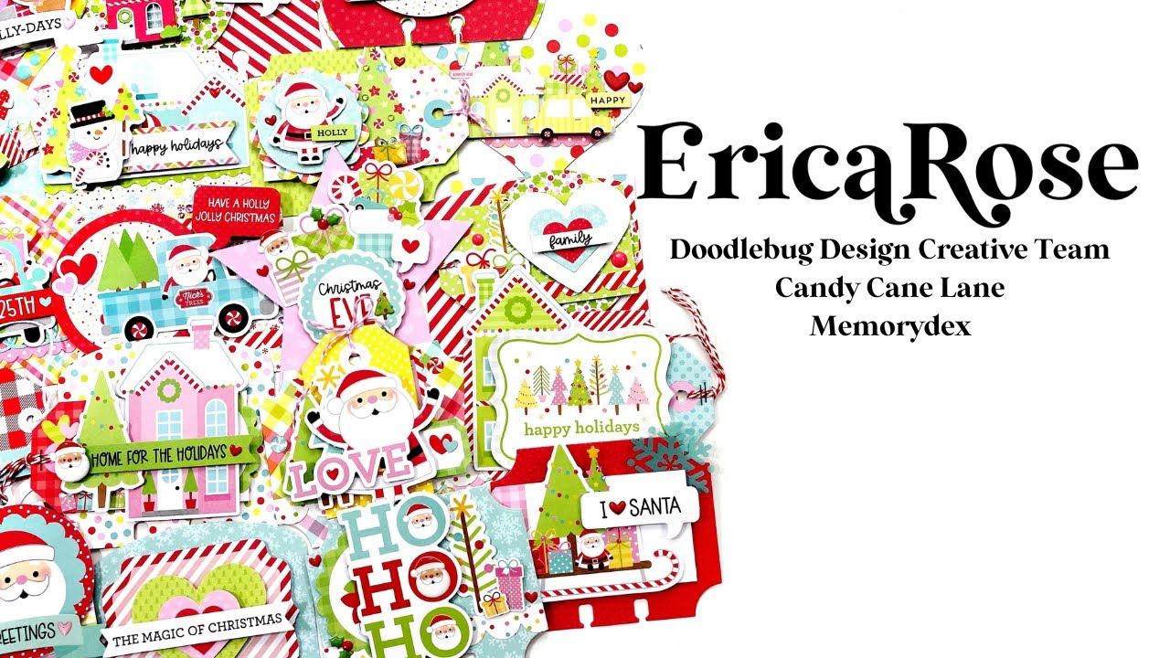 Candy Cane Lane Memorydex Box & Cards | Doodlebug Design Creative Team