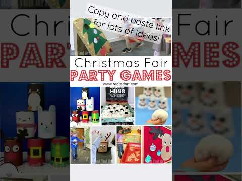 Easy Christmas Party Games to make https://www.redtedart.com/diy-christmas-party-games-ideas/