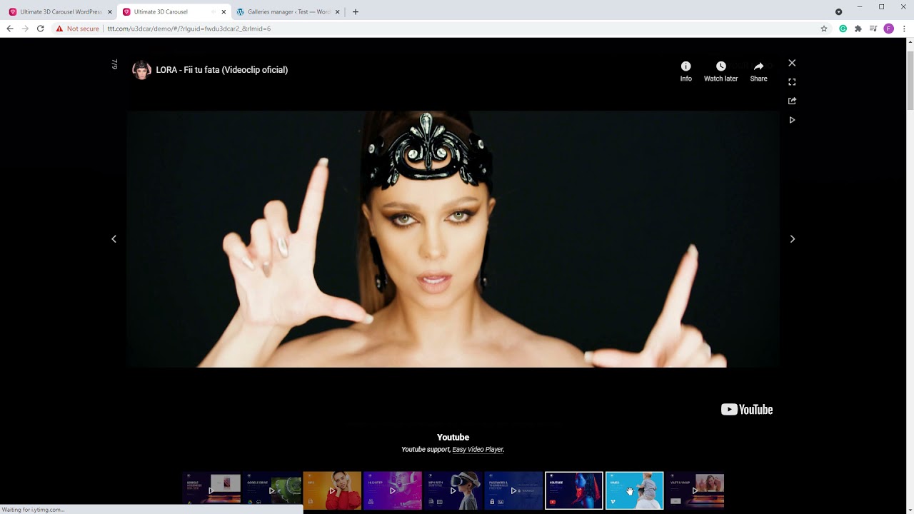Ultimate 3D Carousel WordPress Plugin