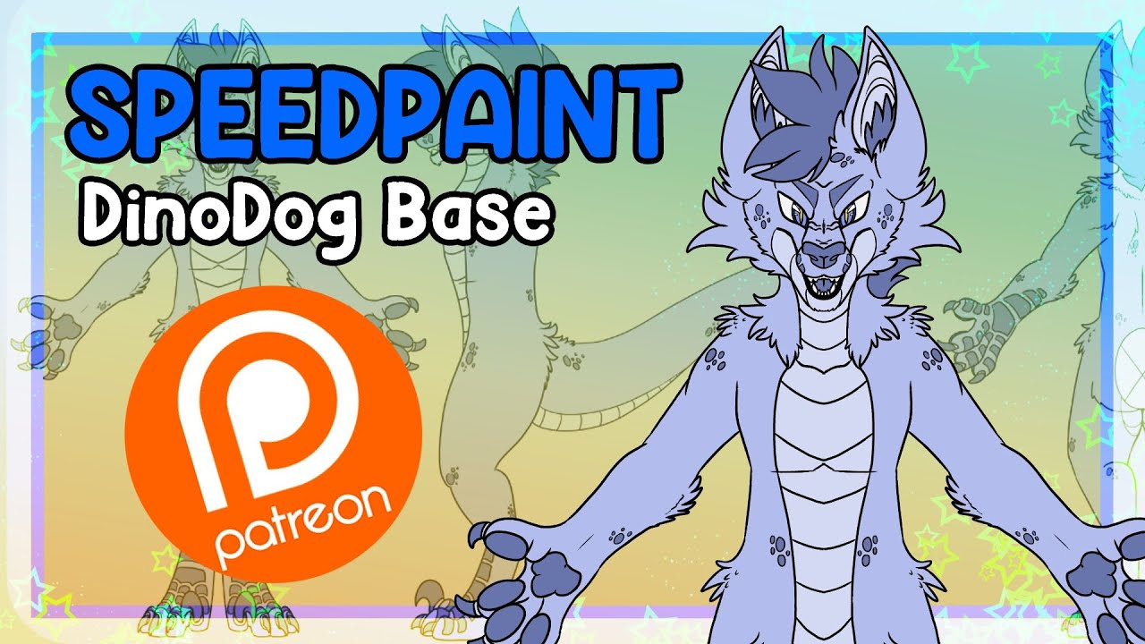 [SPEEDPAINT] DinoDog Ref Sheet Base