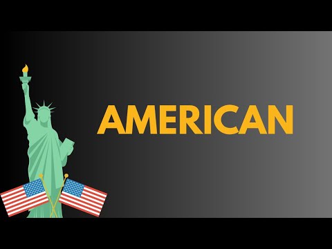 What Does American Means || Meanings And Definitions With American in learn ENGLISH