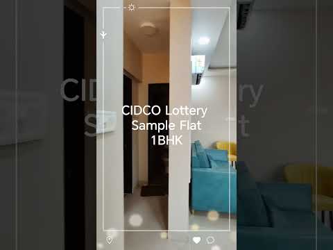 CIDCO lottery 2025 sample flat #sampleflat #cidcolottery #navimumbai #realestate #homedecor