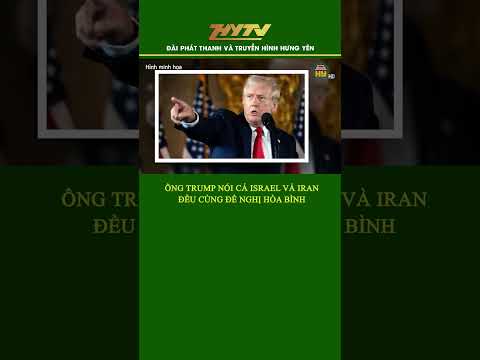Ông Trump Cho Biết, Israel Và Iran Đã Đồng Ý Với Một Thỏa Thuận Ngừng Bắn Hoàn Toàn #trump