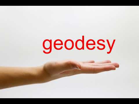 How to Pronounce geodesy - American English