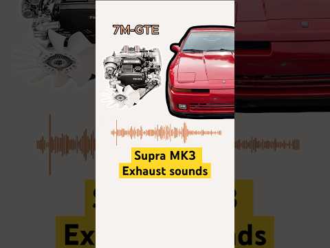 Toyota Supra MK3: Raw Engine Sound Experience #ToyotaSupra #SupraMK3 #JDM