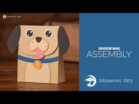 SVG File - Doggie Bag - Assembly Tutorial (For Cricut, Silhouette, and ScanNCut)