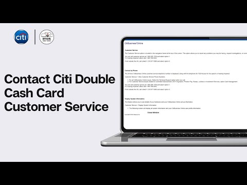 How To Contact Citi Double Cash Card Customer Service 2024 | Contact Citi Bank