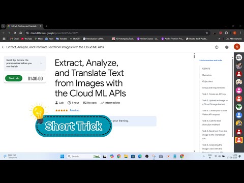 Extract, Analyze, and Translate Text from Images with the Cloud ML APIs | Lab Solution | Arcade 2025