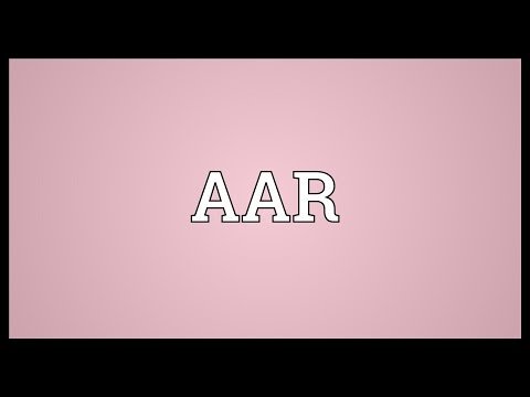 AAR Meaning