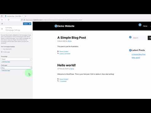 How To Create A Home Page in WordPress (Edit Front Page)