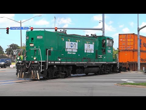 Genset Working the Norfolk International Terminals in Port of Virginia