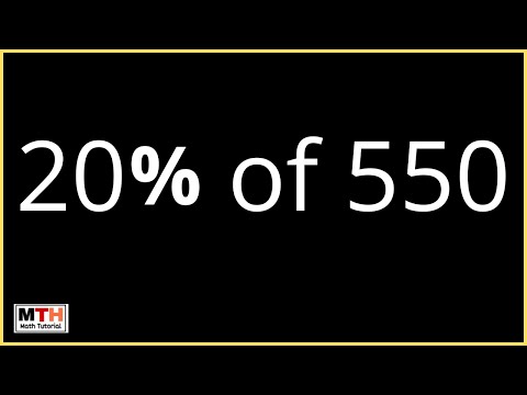 20 percent of 550