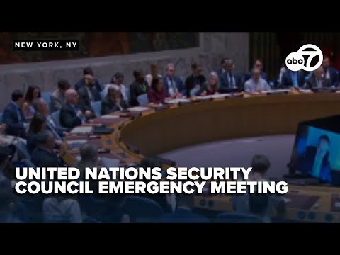 WATCH LIVE: United Nations Security Council holds emergency meeting
