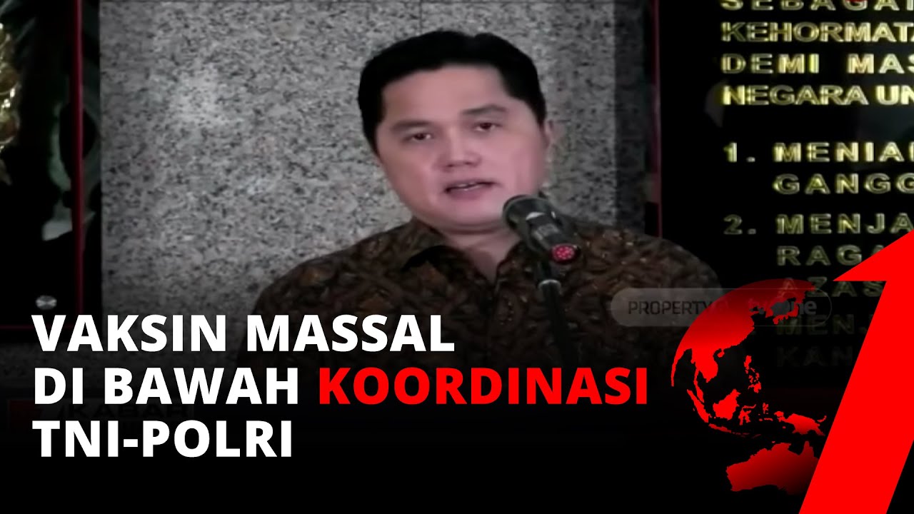 Erick Thohir: Bangsa Lain Kaget, Kita Sudah Uji Klinis Vaksin di 11 Agustus Kemarin | tvone
