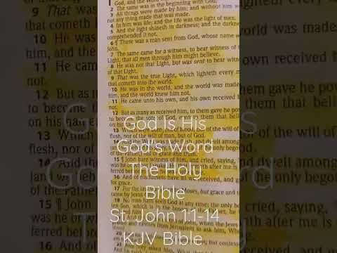 St. John 1:1-14 KJV Bible #God #holybible #wordofgod #biblestudy #bibleverses #gloriawalker