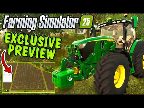 FARMING SIMULATOR 25 PREVIEW - GPS, AI Worker, Consumables, US Map, New Crops