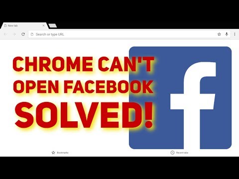 Facebook Won't Open in Chrome SOLVED