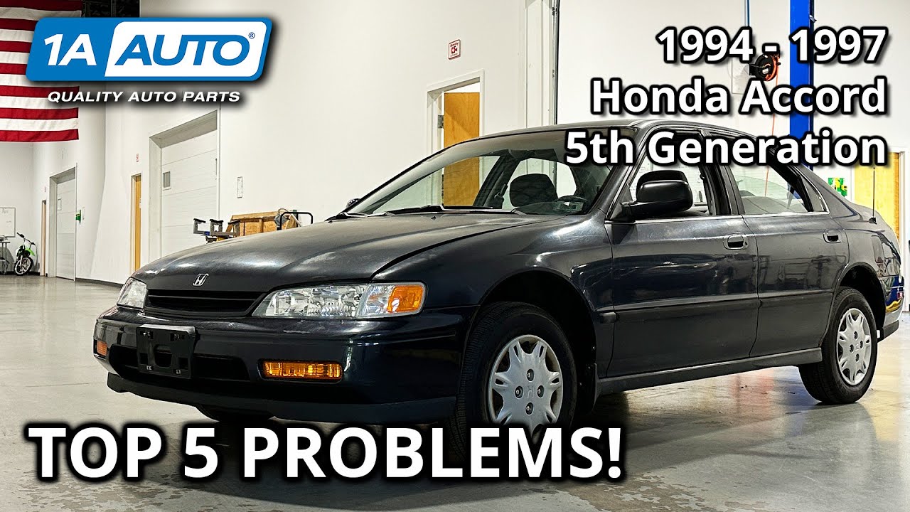 Top 5 Problems Honda Accord Sedan 1994-1997 5th Generation