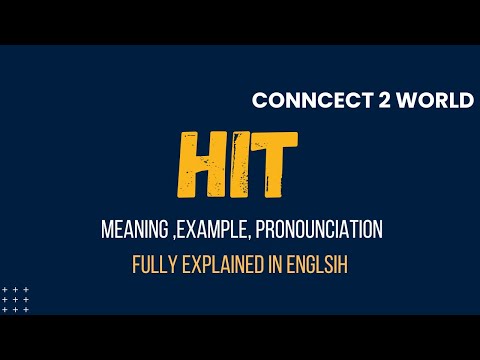 What Does hit Means || Meanings And Definitions With hit in ENGLISH