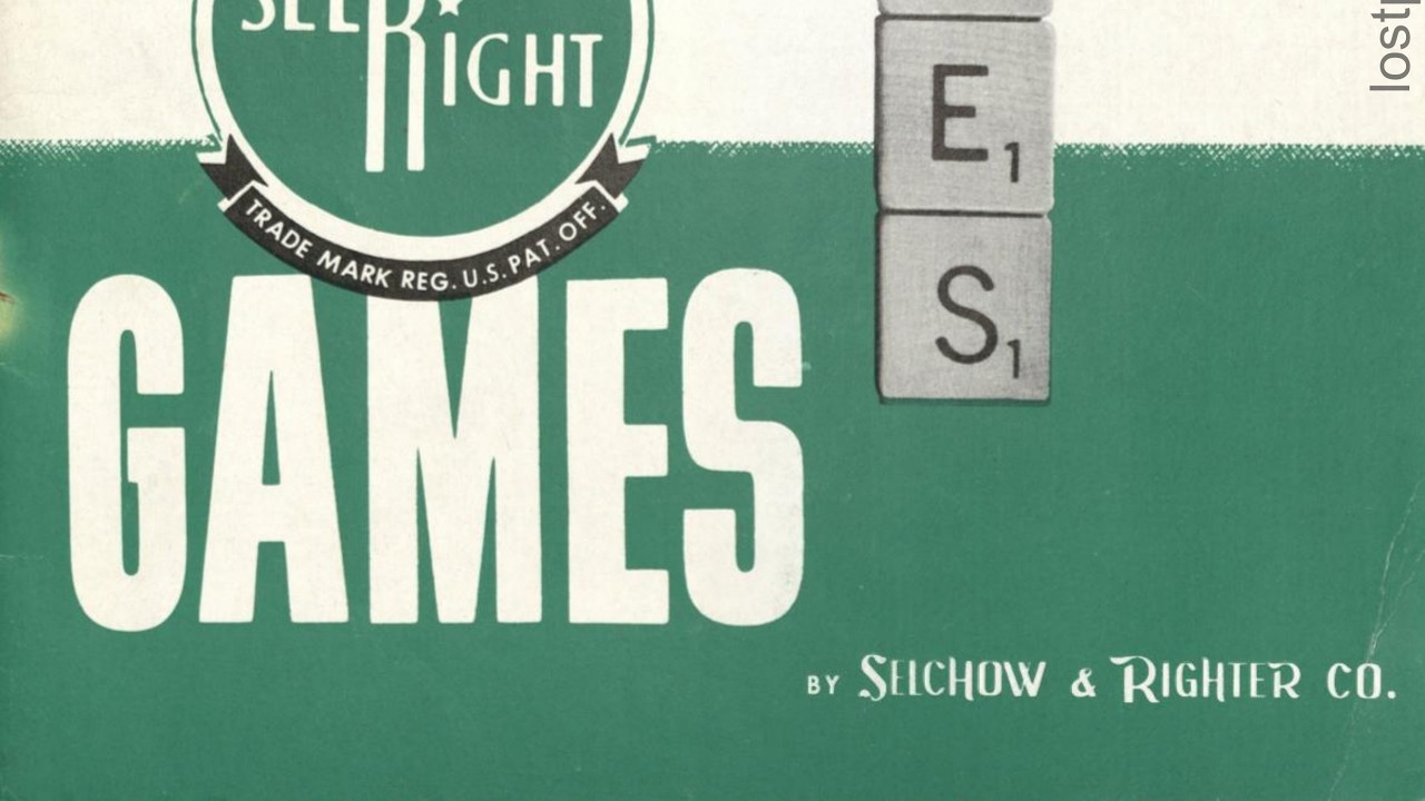 selchow and righter 1958 catalogue