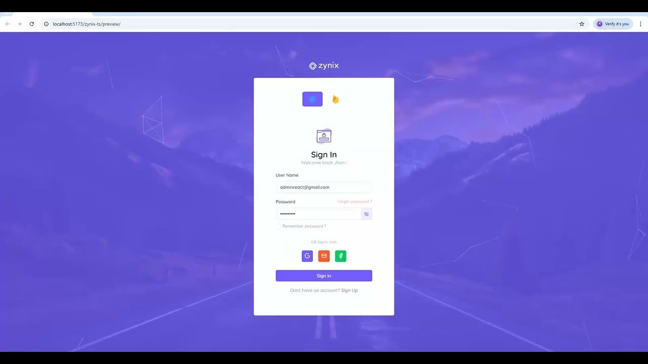 Installation process of Zynix React Typescript & React-bootstrap Admin Dashboard Template.