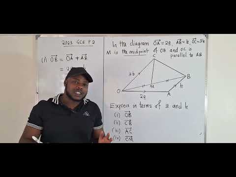 Vector paper 2 exam 2023 GCE