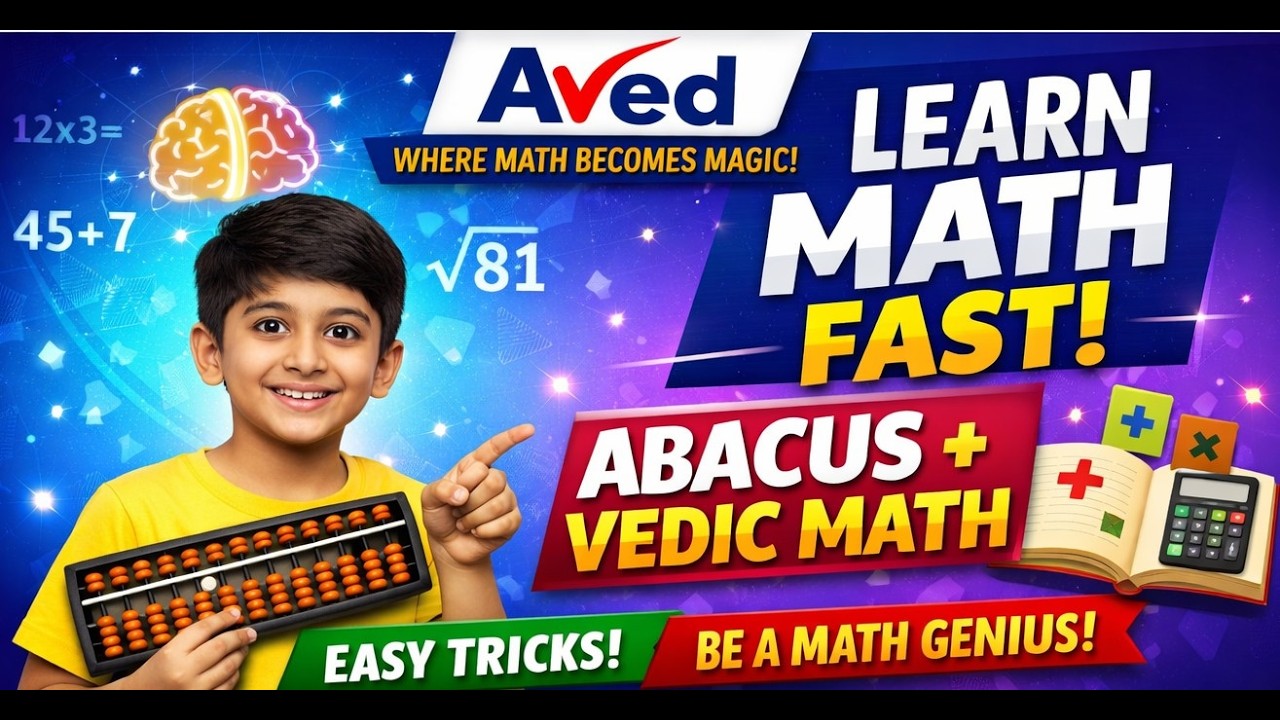 AVed Intro 🔥 | Fast Calculation Tricks, Abacus & Vedic Math