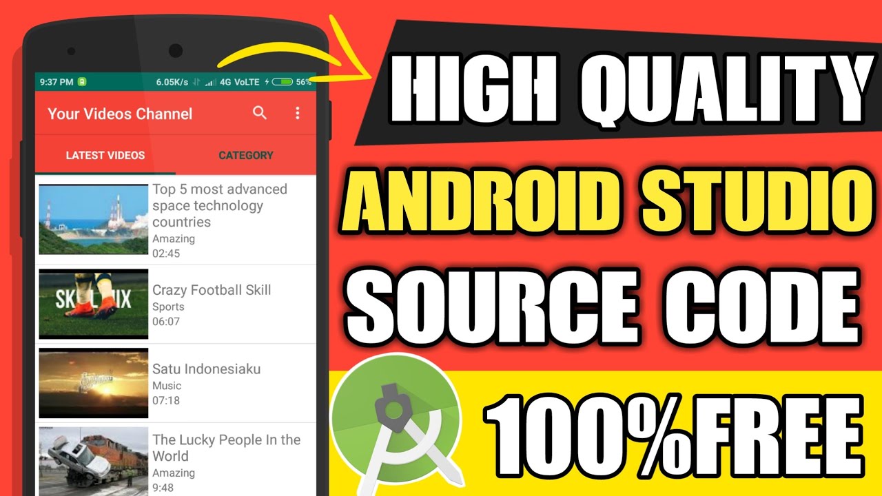 Youtube Channel App Source Code || Free Android Studio Project Code