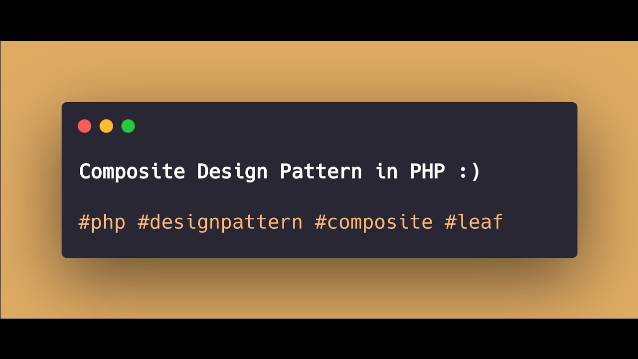 Composite Design Pattern in PHP