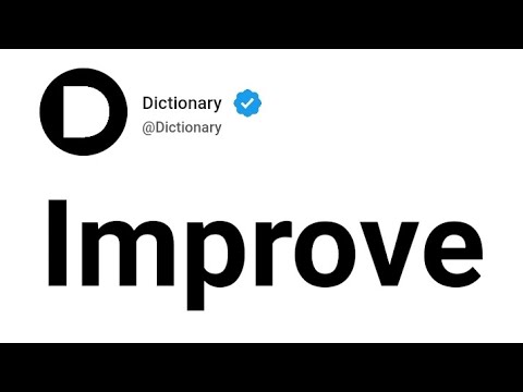 Improve Meaning In English